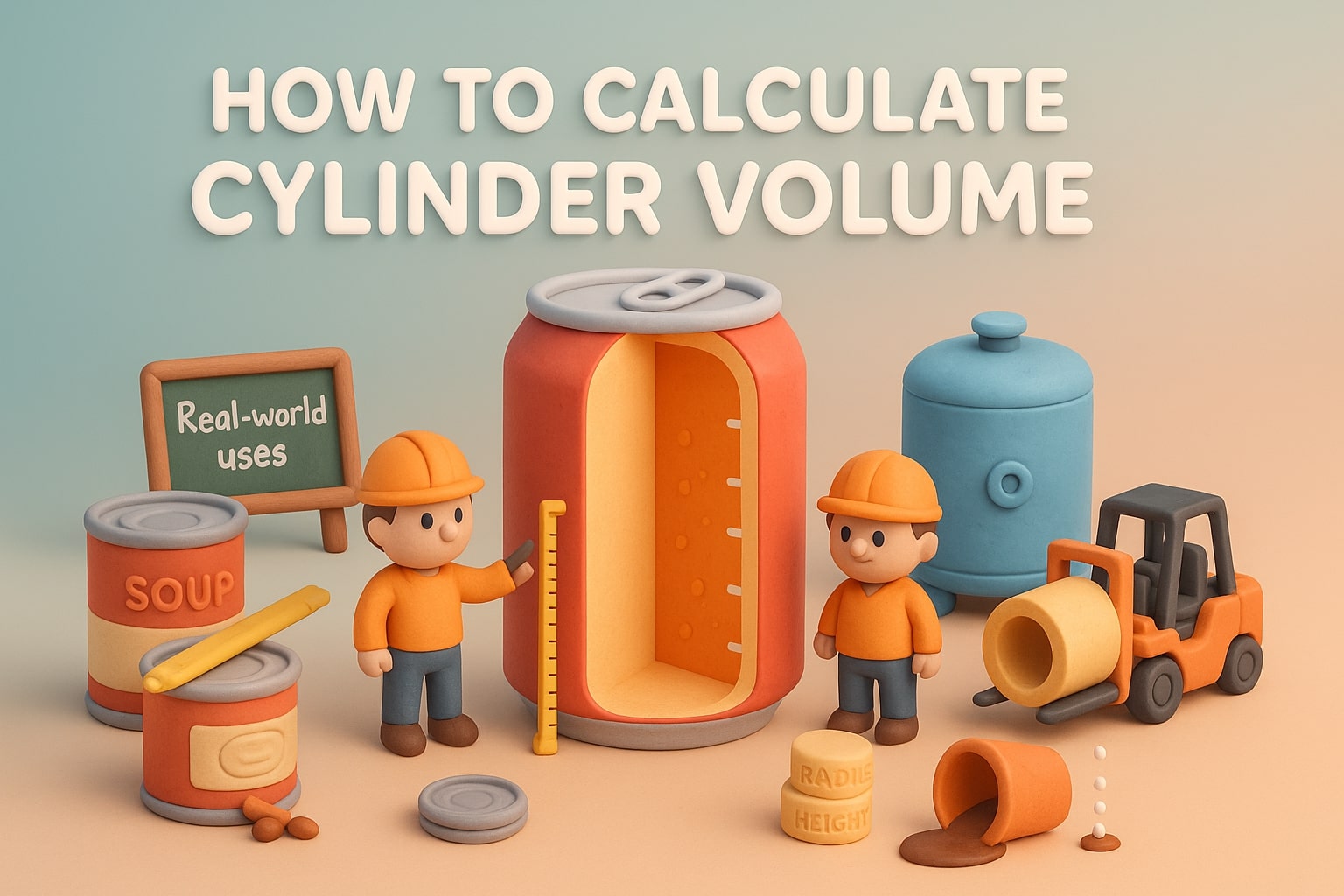 Calculateur du volume d'un cylindre creux - JetCalculator